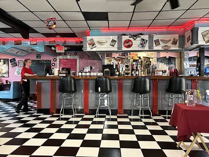 The counter's where the magic happens&mdash;and where the coffee cup never stays empty.