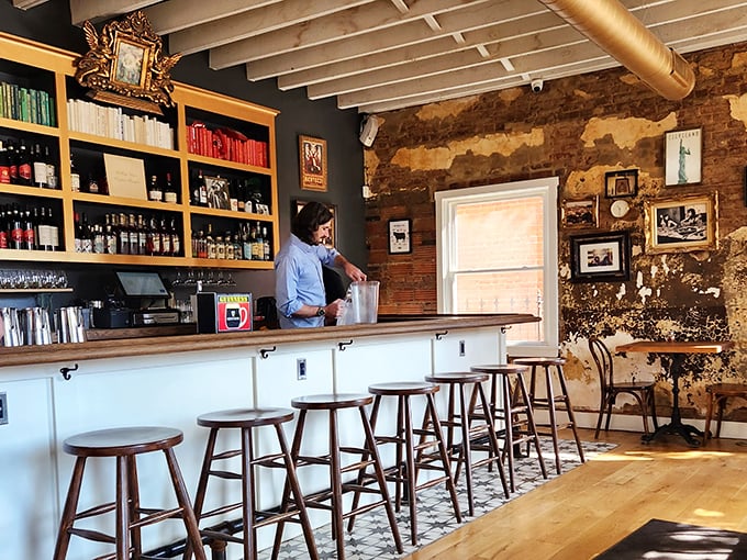 The bar isn't just stocked with bottles; it's curated with intention, like the well-traveled friend whose souvenirs actually tell interesting stories.