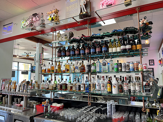 Not just a bar, but a museum of liquid happiness. Each bottle tells a story, and the bartenders know every chapter by heart.