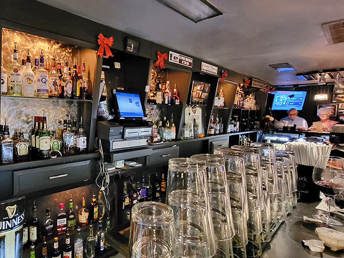 A bar stocked with enough spirits to raise yours, whether you're celebrating or just Tuesday.