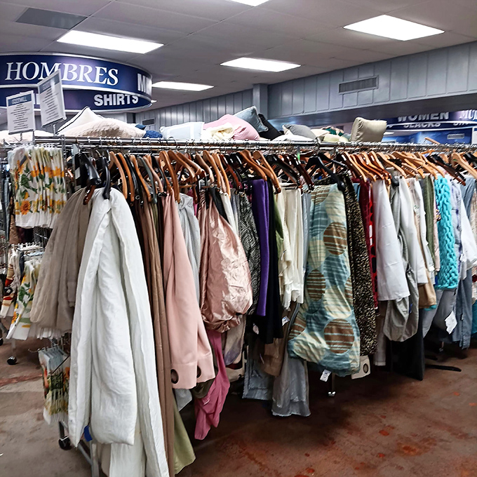 The men's section features shirts in every color imaginable &ndash; proving style doesn't have to break the bank.