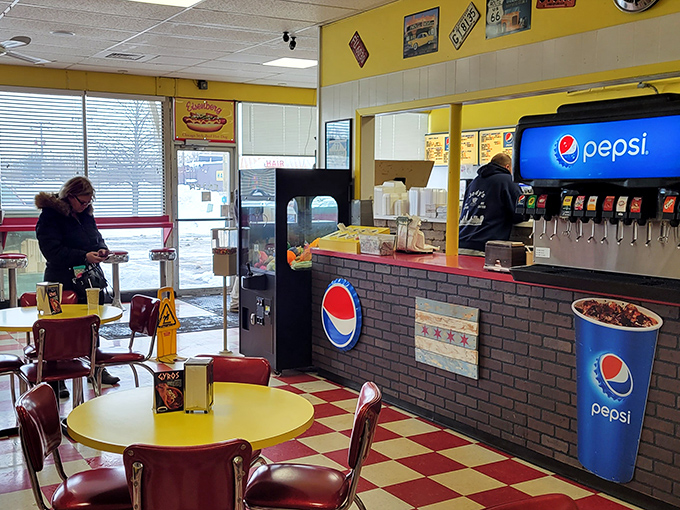 The beverage station&mdash;where your diet soda dreams go to die and your inner child says, "Fill it to the top and yes, I'll take a refill."