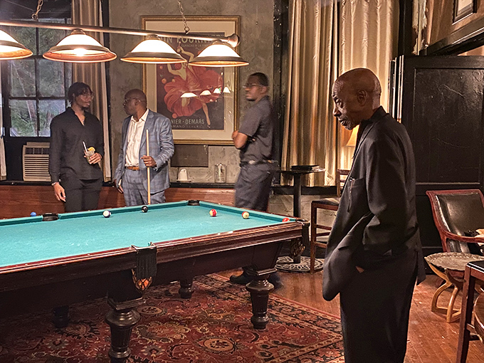 When dinner's done, the billiards room offers the perfect excuse to stay just a little longer and work off that dessert.