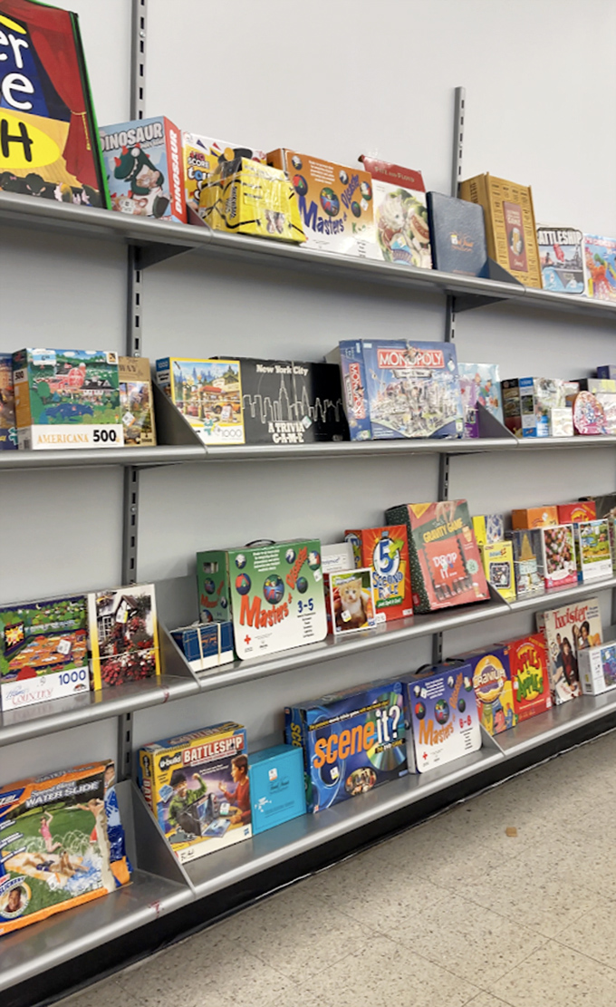 Board games and puzzles promise hours of screen-free entertainment, each box containing both nostalgia and the potential for new family memories.