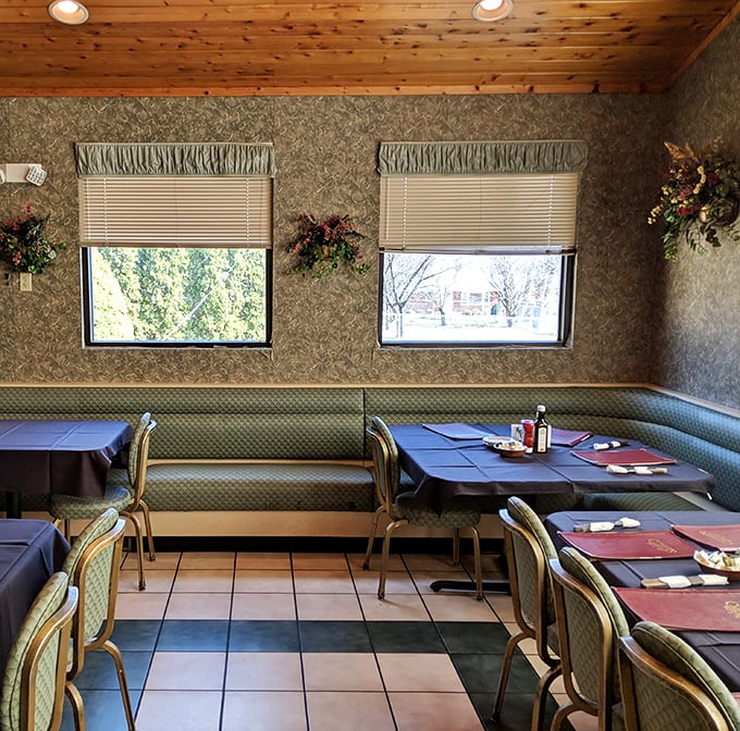 Cozy booth seating that invites you to settle in for the long haul. These seats have witnessed countless celebrations, first dates, and food comas.