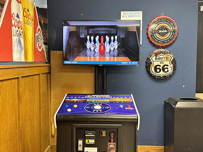 Nothing says "we care about your complete entertainment needs" like a bowling game that doesn't require you to rent special shoes.