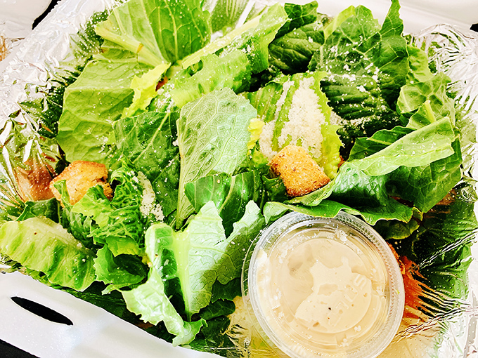 A Caesar salad that Julius himself would cross the Rubicon for&mdash;crisp, classic, and unapologetically simple.