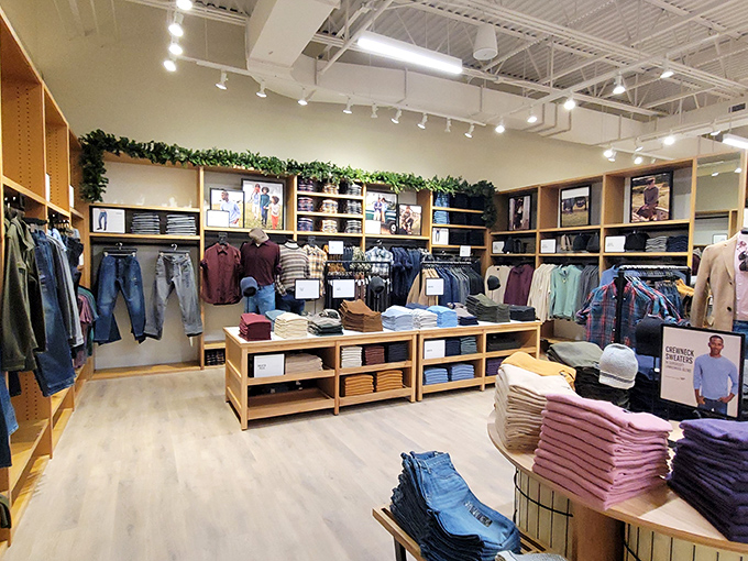 Menswear displays that combine organization with inspiration &ndash; proving that even the most reluctant male shoppers might find their style here.