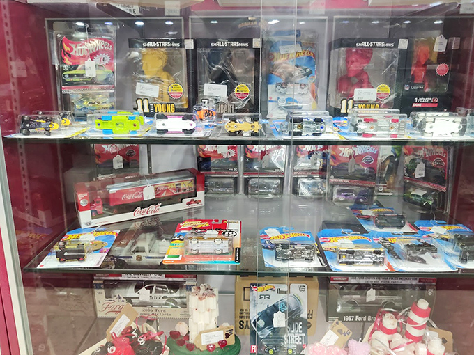 Hot Wheels heaven! Every man-cave needs a display case of the cars mom wouldn't let you keep in the original packaging.