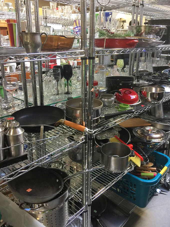 Kitchen equipment that's seen more cooking shows than you have. That cast iron pan has probably made better pancakes than yours.