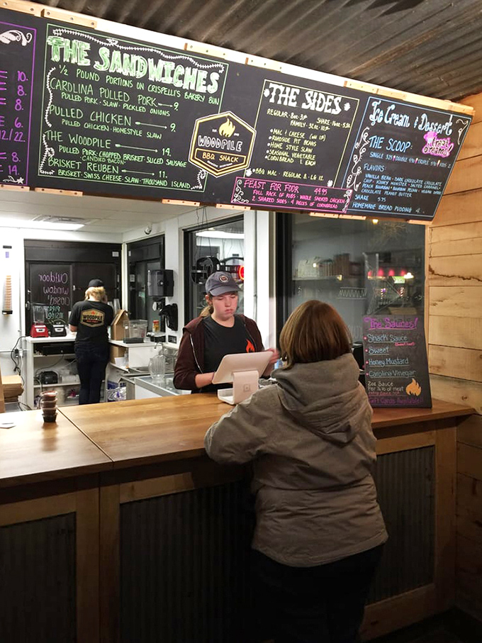 Where BBQ dreams come true&mdash;the ordering counter. Like approaching the pearly gates, but instead of St. Peter, there's pulled pork.