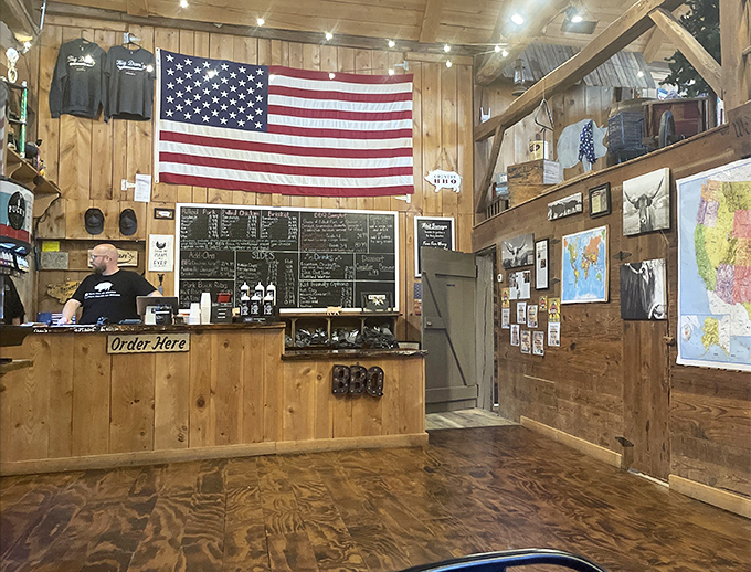 Behind that counter is where the magic happens—order here and prepare for a religious experience disguised as lunch.