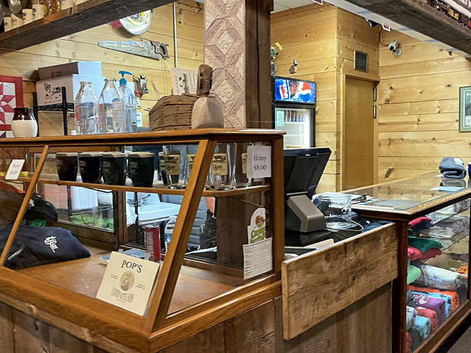 The counter where magic happens&mdash;simple, honest, and without pretension, just like the food that emerges from behind it.