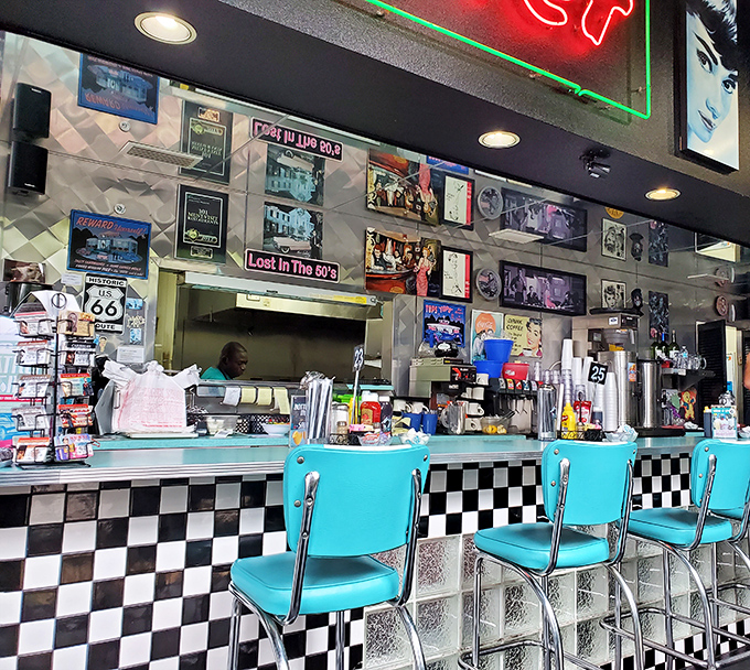 The counter seating offers front-row tickets to the greatest show on earth: breakfast being made by people who actually care about breakfast.