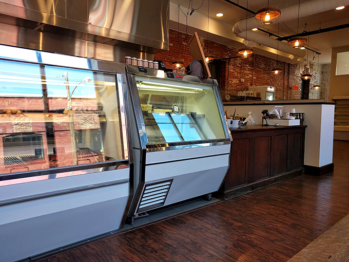 Where the magic happens&mdash;a meat case that makes adults press their noses against glass like kids at a candy store.