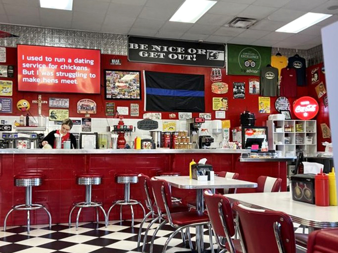 "Be Nice or Get Out!" isn't just a sign—it's a philosophy that flavors the food and the atmosphere in equal measure.