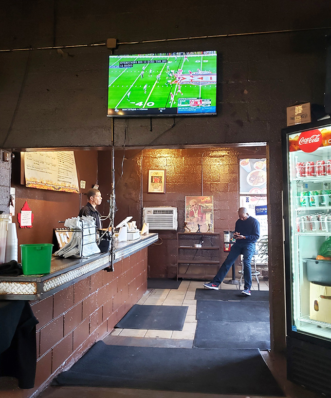 The counter where barbecue dreams come true and hungry souls find their smoky salvation.