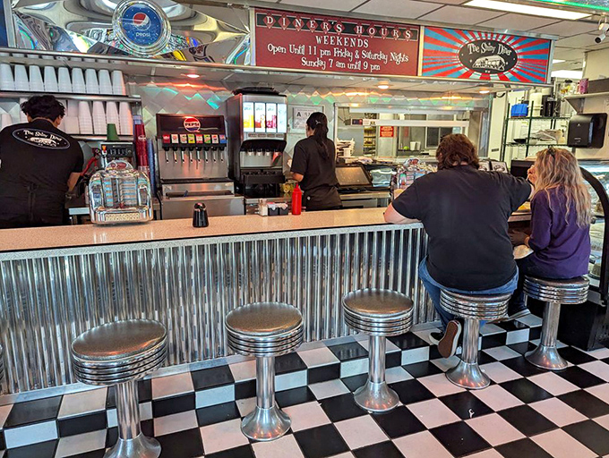 Counter seating&mdash;where solo diners become temporary family and the short-order ballet unfolds before your appreciative eyes.