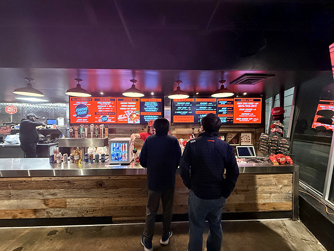 The moment of decision at the counter&mdash;where courage is tested and spice tolerance claims are about to be verified or horrifically disproven.