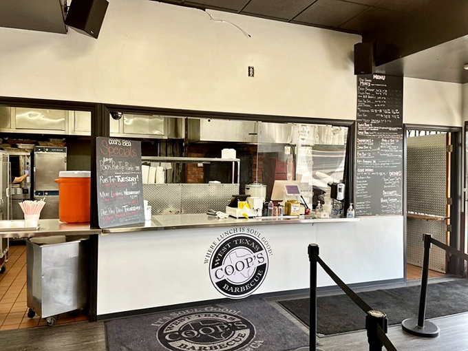 The ordering counter—that magical threshold where dreams of perfect barbecue begin their journey to delicious reality.