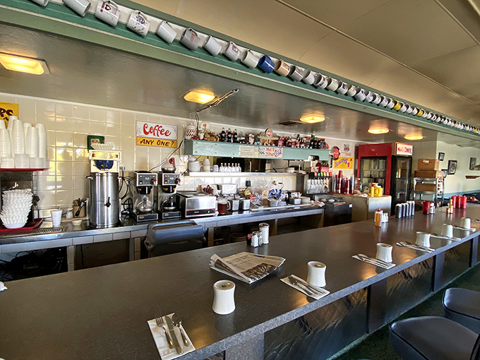 The counter isn't just seating&mdash;it's a community table where solo diners find company and regulars hold court like local celebrities.