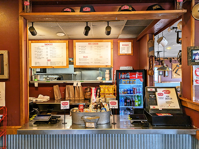 Where the magic begins&mdash;a counter that separates you from barbecue nirvana for only as long as it takes to place your order.