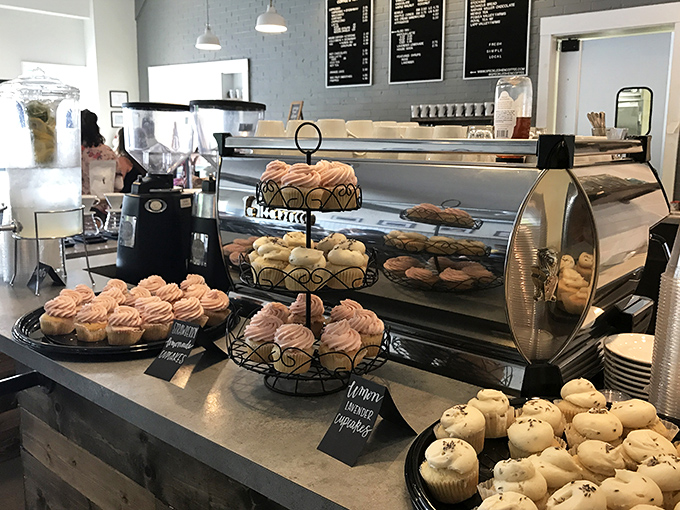 A pastry case that tests your willpower with every glance. These cupcakes aren't just baked&mdash;they're architected for maximum temptation.