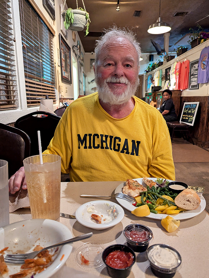 The true sign of a great local spot: patrons who look like they've been coming here since before you learned to tie your shoes.