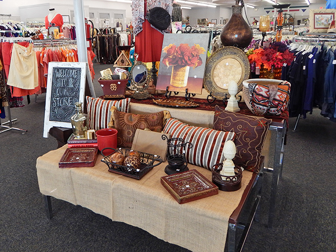 One person's decorative castoffs become another's eclectic home styling solution at bargain basement prices here.