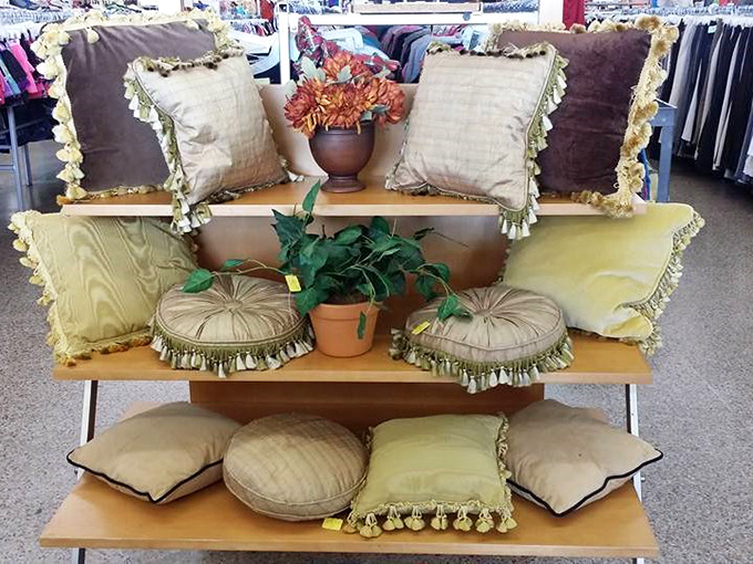 Pillow display that proves tassels never truly go out of style&mdash;they just hibernate until the next design revolution.