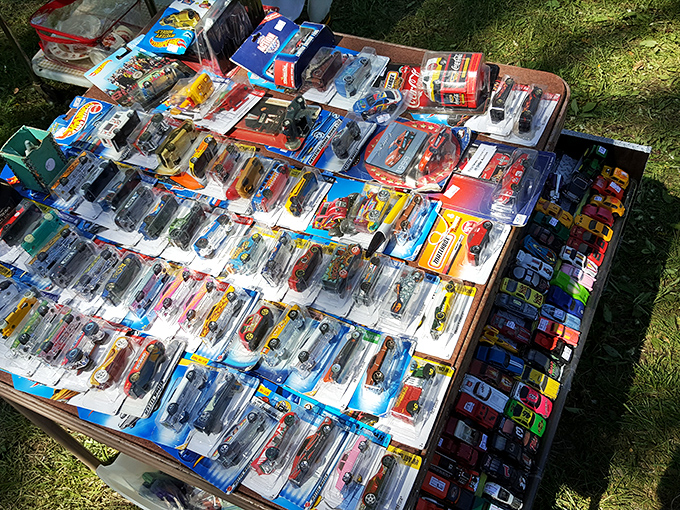 Die-cast dreams lined up with military precision. Every boy who grew up in the '60s and '70s just felt a nostalgic pang.