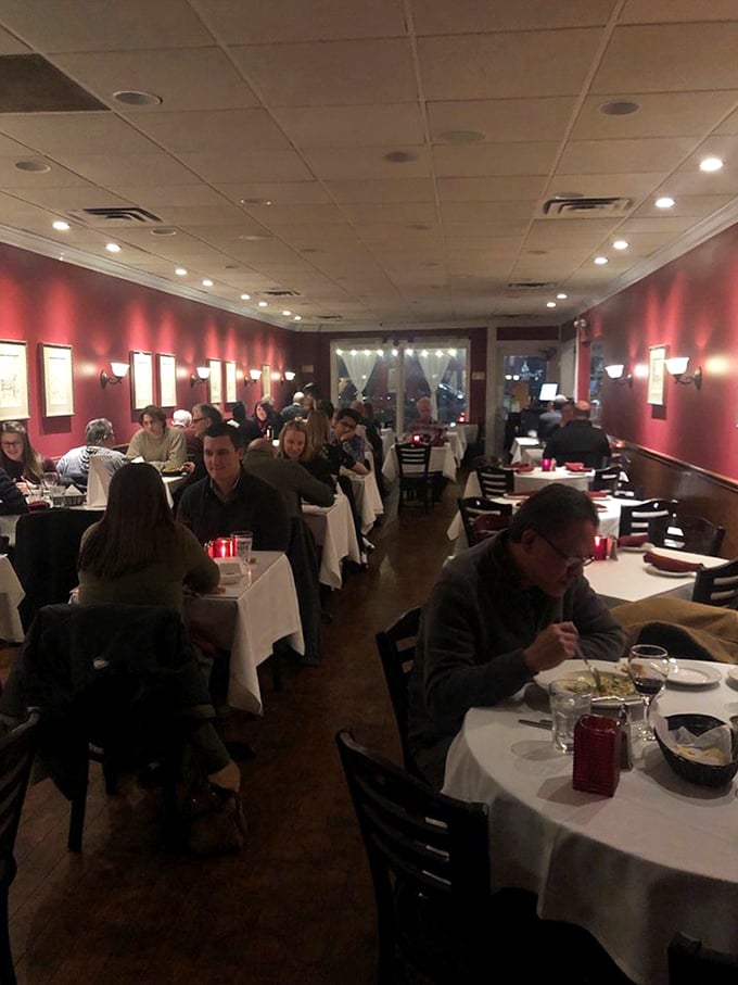 A packed dining room full of happy diners is always the best review any restaurant could possibly ask for.