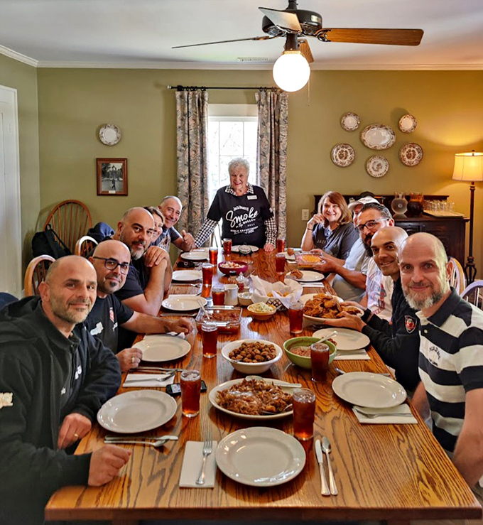 The true magic of Miss Mary Bobo's: strangers becoming temporary family around tables laden with Southern classics and sweet tea.