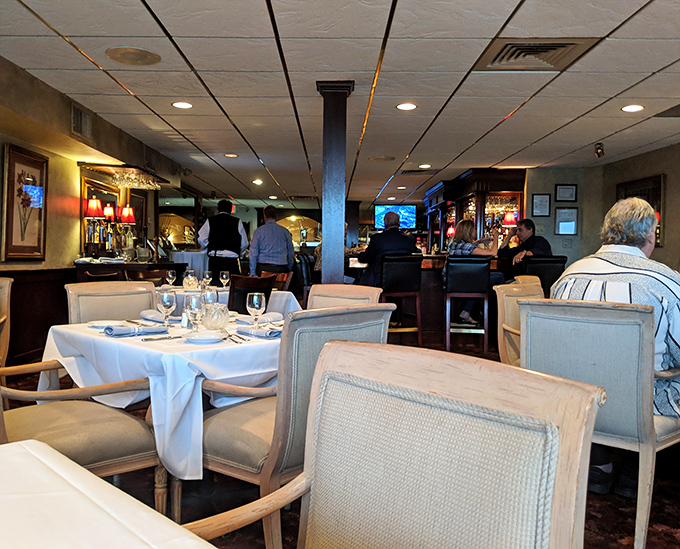 Where food meets fellowship &ndash; notice how even strangers seem connected by the universal language of good eating.