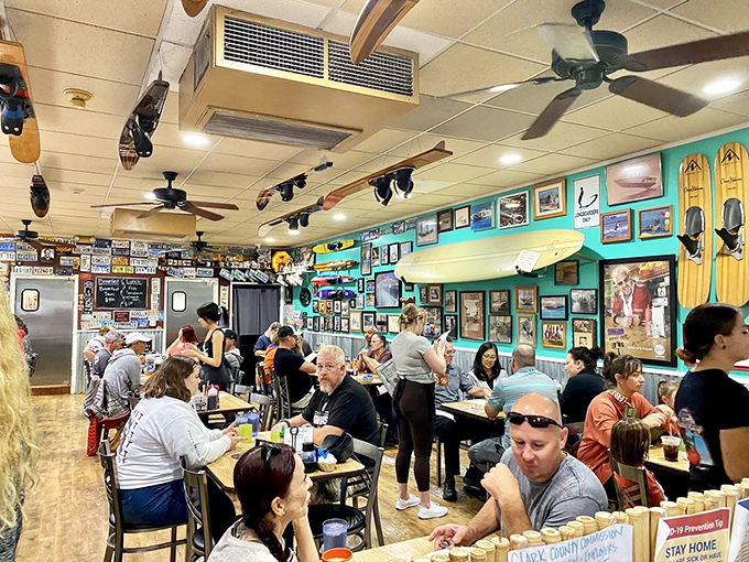 Weekend mornings bring the faithful, a congregation of the Church of Good Breakfast, where the gospel of perfectly cooked eggs is preached to eager believers.