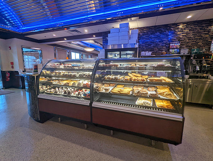 The dessert case&mdash;Delaware's version of the Louvre, where pastry masterpieces await behind glass, tempting even the most committed dieters.