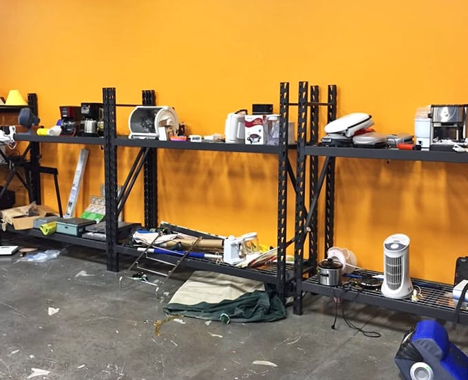 Electronics shelves hold technological mysteries&mdash;some treasures, some puzzles, all priced for adventurous risk-taking shoppers seeking deals.