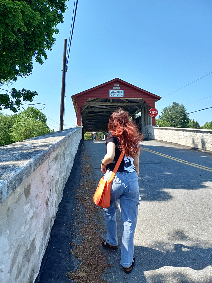 Entering the bridge feels like stepping into history, minus the uncomfortable clothing and lack of indoor plumbing.