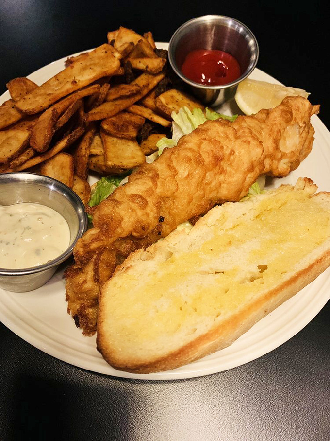 Wisconsin's fish sandwich tradition elevated&mdash;crispy, flaky perfection nestled in a soft bun with just enough tartar sauce to make you smile.