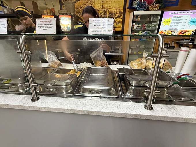 Where the magic happens &ndash; steam rising from fresh tamales being packaged reminds us that some of life's greatest pleasures come wrapped in simplicity.