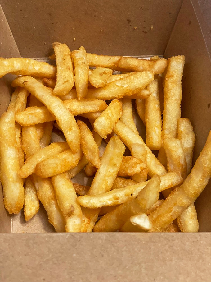 These aren't just fries; they're golden vehicles purposefully designed for sopping up every last drop of barbecue sauce.