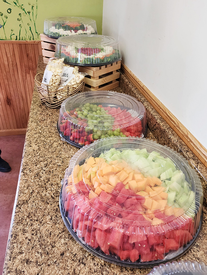 Fresh fruit platters that remind you vegetables aren't the only healthy option &ndash; these colorful arrangements practically scream "Virtue without sacrifice!"