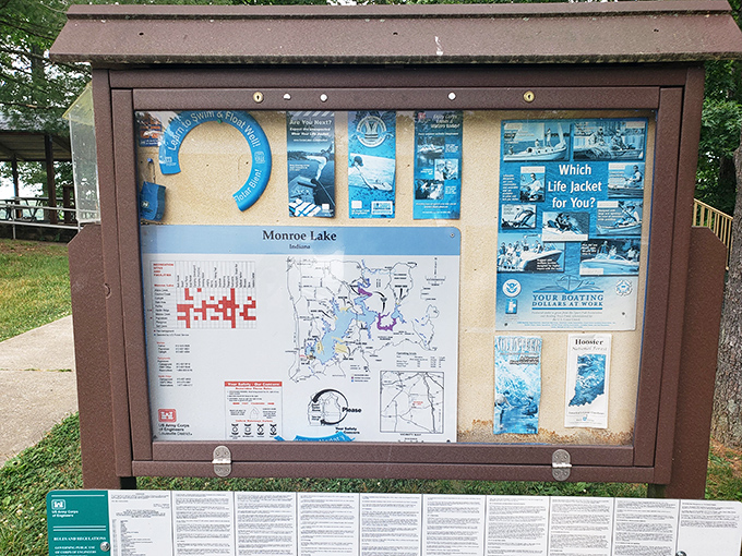 Information central: where maps meet memories-in-waiting. Your adventure's starting line, complete with "you are here" reassurance.