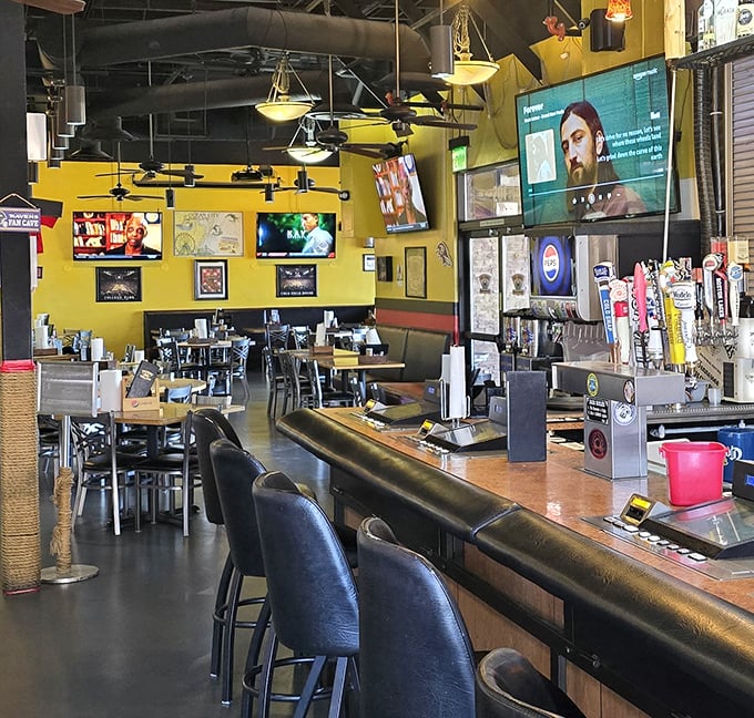 Sports on the screens, seafood on the tables – this is what heaven looks like to a Maryland expat stranded in the desert.