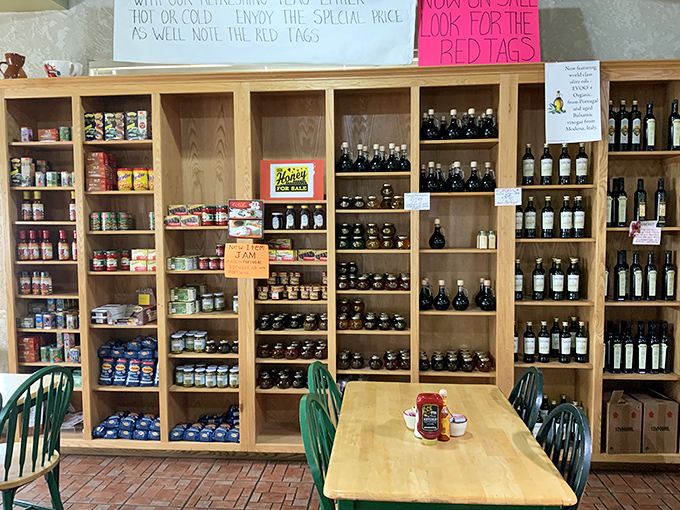 A treasure trove of bottled delights lining the walls like soldiers. Take home a taste of Basque country without the airfare.