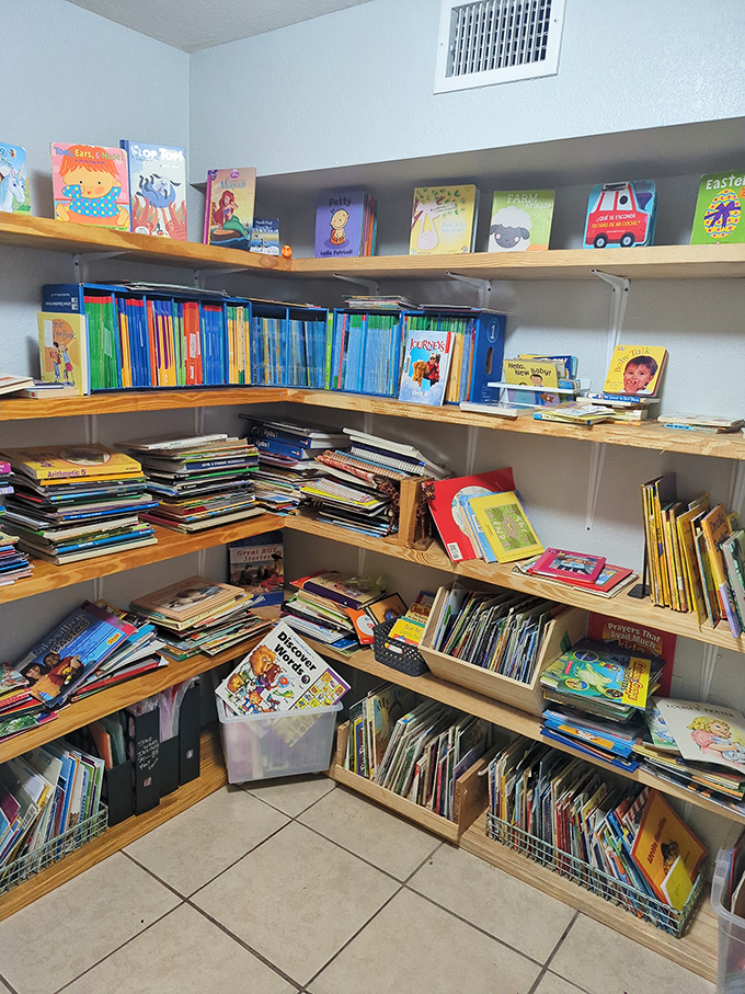 The children's book corner &ndash; where beloved characters wait patiently for their next adventure with a new generation of tiny readers.