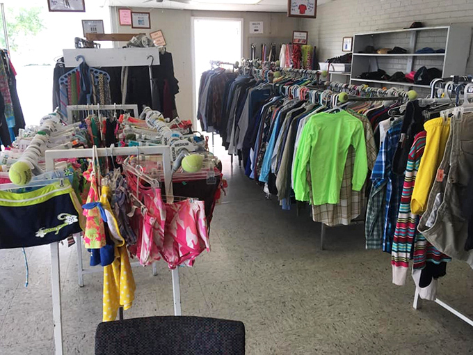 Tiny swimsuits and summer essentials await their next pool party. Why buy new when these have barely dipped their toes in chlorine?