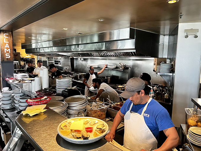 Behind every perfect seafood plate is a kitchen crew performing a culinary ballet that's equal parts precision, passion, and butter.