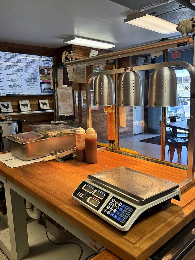 Behind this counter, barbecue alchemy happens daily &ndash; where raw ingredients and smoke transform into edible gold.