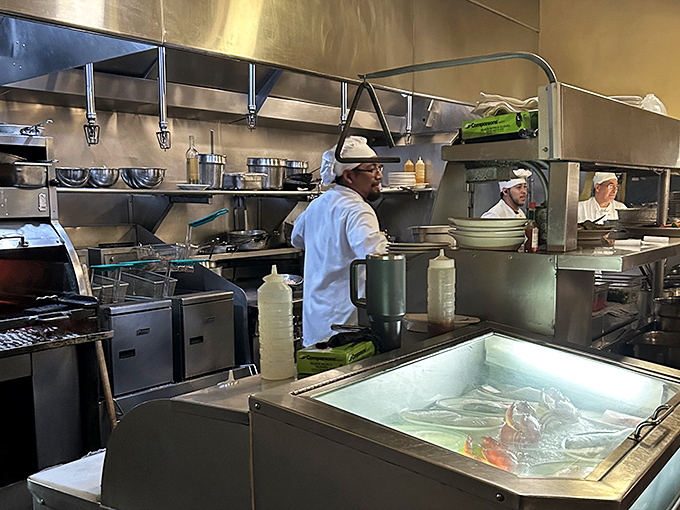 A glimpse into the kitchen where culinary magic happens &ndash; those white coats have been the uniform of choice since long before celebrity chefs made them trendy.
